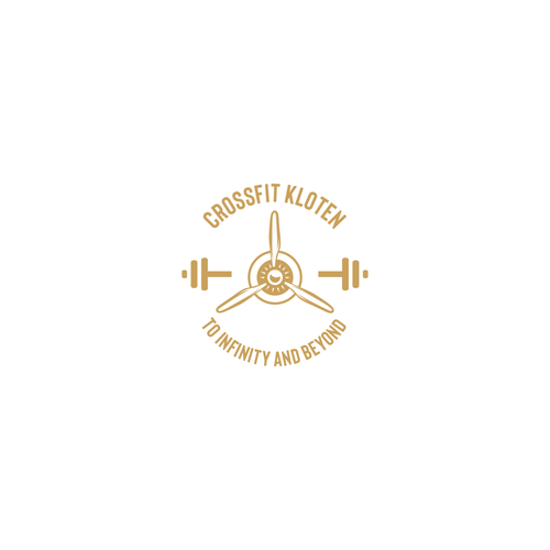Designs | Airplane style logo for a CrossFit Gym | Logo design contest