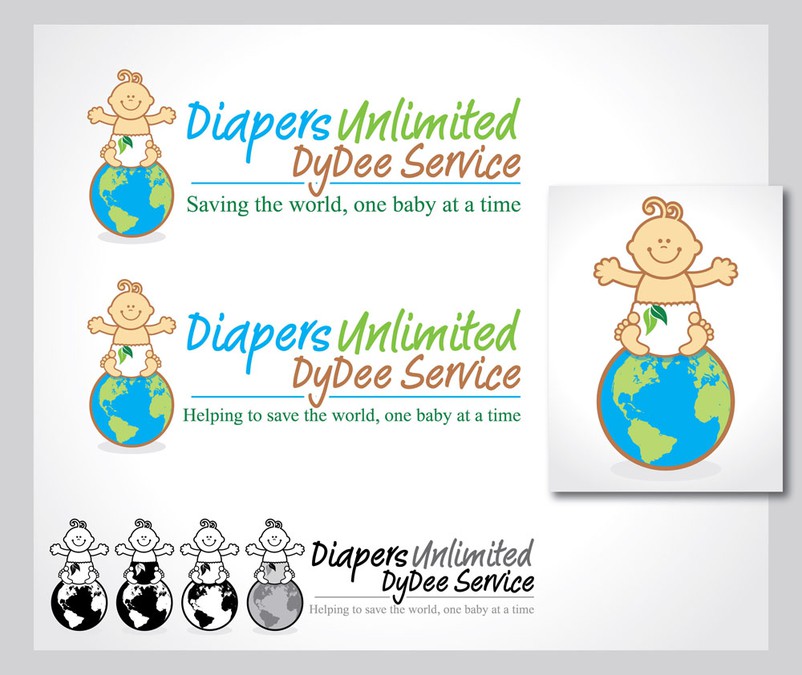 Eco-friendly cloth diaper service needs new image! | Logo design contest