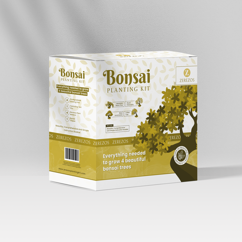 Designs | nice packaging for a bonsai tree planting kit at home ...