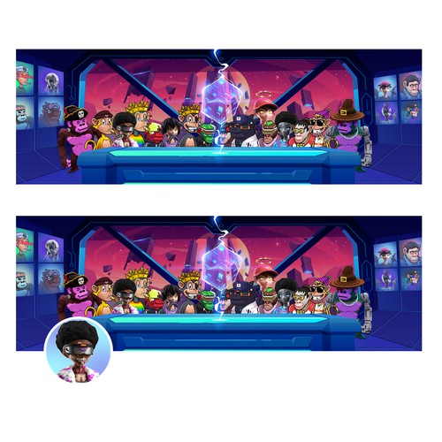 Designs | Twitter banner featuring my various NFT's working together ...