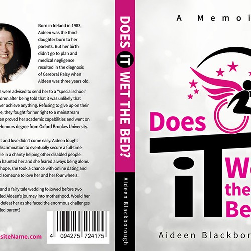 Designs | Exciting book cover for autobiography about disability | Book ...