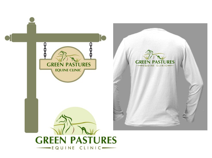 New logo wanted for Green Pastures Equine Clinic | Logo design contest