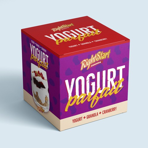 Yogurt Parfait Box for School Kids Across USA | Product packaging contest