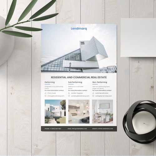 Designs | Design a minimalistic or modern flyer for a cutting edge real ...