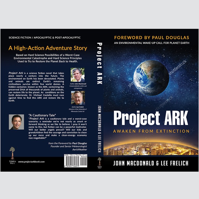 Create Book Cover for New Science Fiction Book: Project Ark: Awaken ...