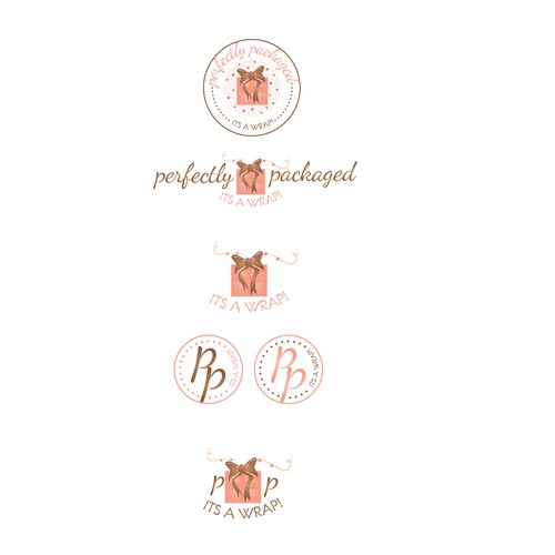 Create a catchy whimsical logo for a gift wrapping company | Logo ...