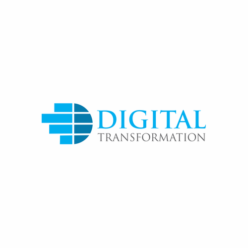 Financial institute needs a modern age Digital Transformation logo ...