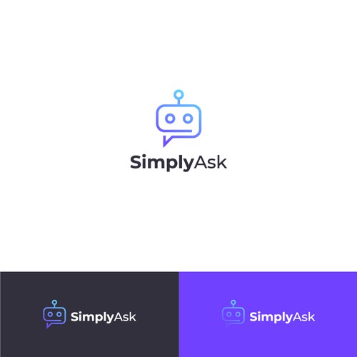 Designs | Logo design for SimplyAsk - A conversational AI platform ...
