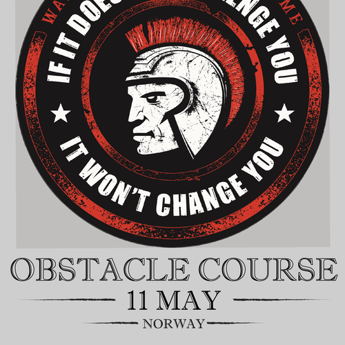 Obstacle course race event poster | Poster contest