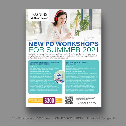 Designs | LWT Two Hour Workshop Flyer for Sales | Postcard, flyer or ...
