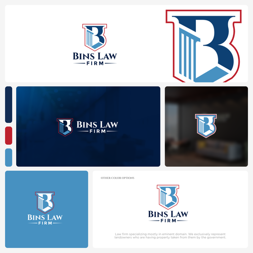 Designs | Logo for Bins Law Firm - land rights attorneys | Logo & brand ...