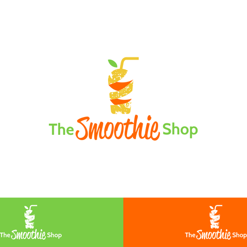 Create a fun logo and website template for our new Smoothie Shop ...
