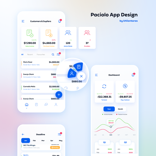 Designs | accounting application mobile | App design contest