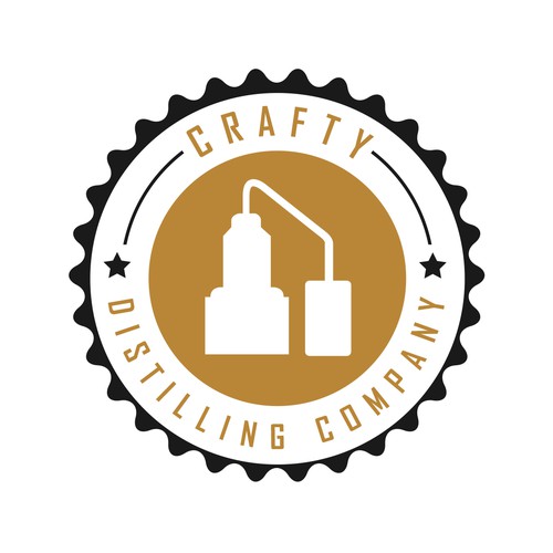 Create a capturing classic distillery illustration for Crafty ...