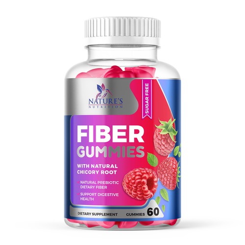 Designs | Nature's Nutrition - Needs a Fiber Gummies Product Label ...