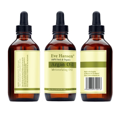 Create an elegant label for a premium hair & skin oil bottles | Product ...