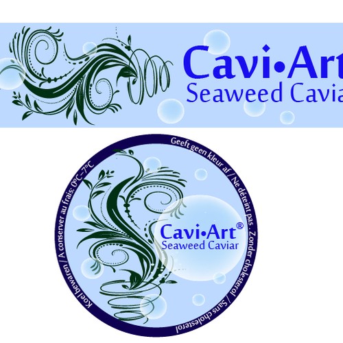 Seaweed Caviar - label design | Product label contest