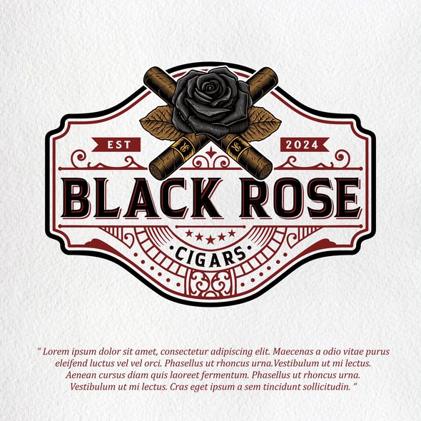 Black Rose Logos - 1897+ Best Black Rose Logo Ideas. Free Black Rose ...