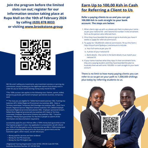 Designs | Design Trifold Pamphlet for Premium Education/Immigration ...