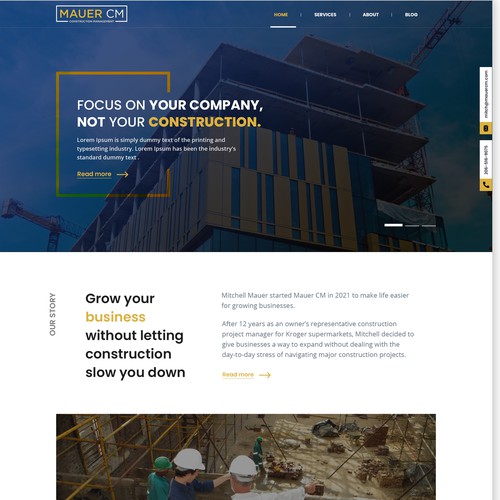 Designs | Design an impressive and professional homepage for a ...