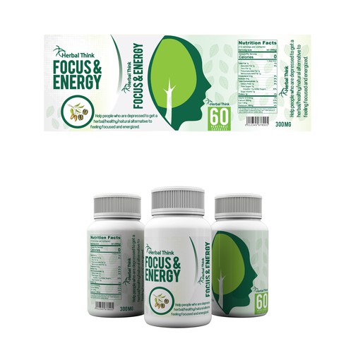 Wanted! Creative Designers for a Herbal Supplement Label | Product ...