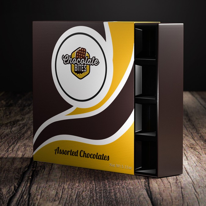 Packaging design for chocolate box of pralines and/or truffles ...