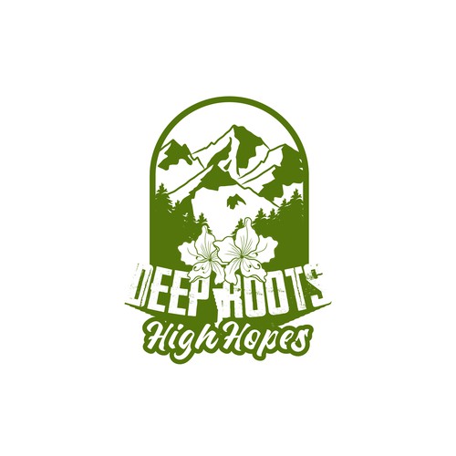 Designs | Design a theme logo for a t-shirt “Deep Roots, High Hopes ...
