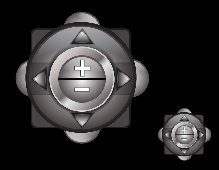 Pan/Tilt/Zoom Control Icon | Button or icon contest