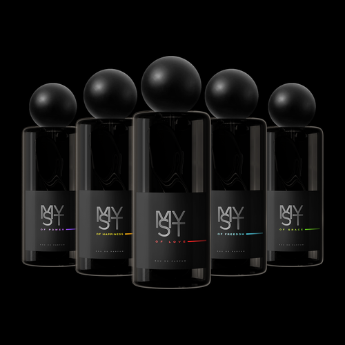 Designs | MYST (new luxury perfume brand). Follow up assignments likely ...