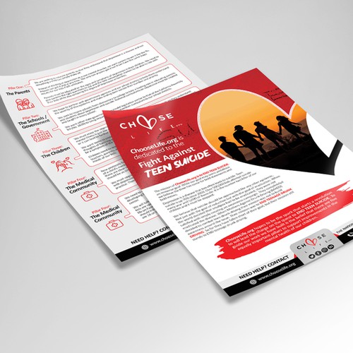 ChooseLife.org Mission Statement Flyer | Postcard, flyer or print contest