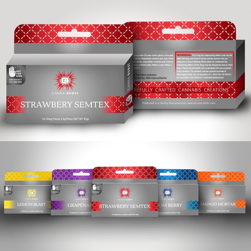 Designs | C4 Canna Burst Packaging Design | Product packaging contest