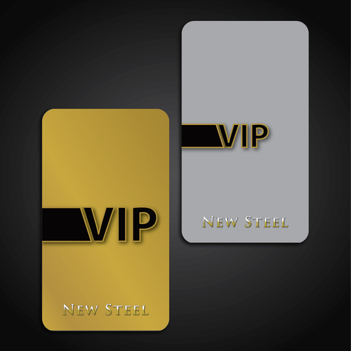 Design a Modern VIP Card for New Steel | Business card contest