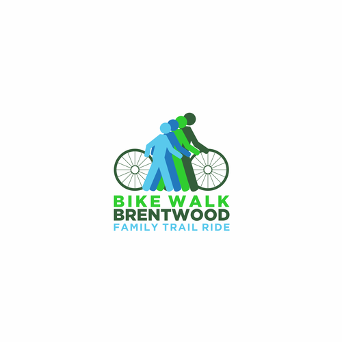 Bike Walk Brentwood family bike ride | Logo design contest