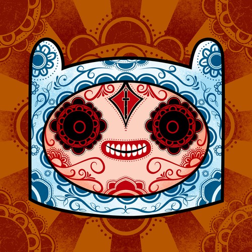 **ADVENTURE TIME SUGAR SKULL CALAVERA POSTERS!** | Illustration or ...