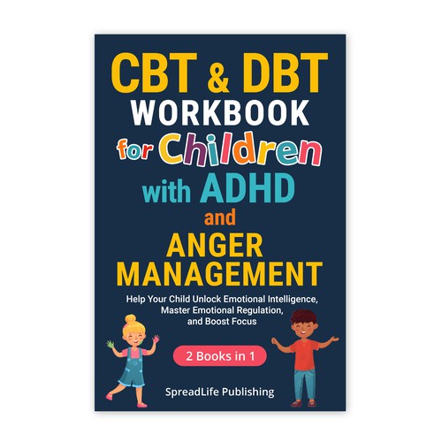 Designs | Big Text Based Cover - CBT & DBT Workbook for Childen with ...