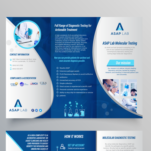 ASAP Lab Molecular Brochure | Brochure contest