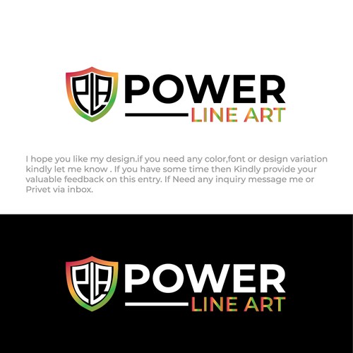 3 Word Logo Design