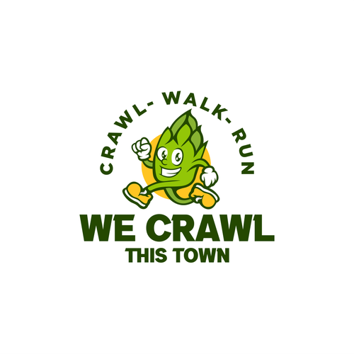 Designs | We Crawl this Town | Logo design contest