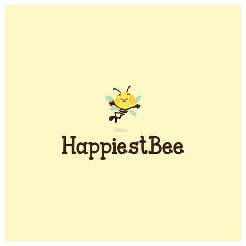 Designs | Design a cute, happy logo for Happiest Bee. | Logo design contest
