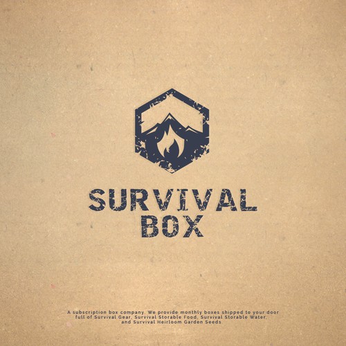 Logo Makeover and Social Media Cover Illustrations for SURVIVAL BOXES ...