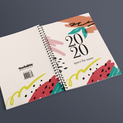 Inspire Teachers with new 2020 Teacher Planner Cover Design - contest 1 ...