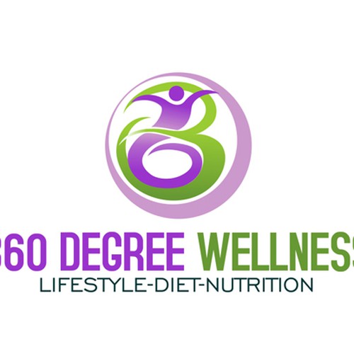 logo for 360 degree wellness | Logo design contest