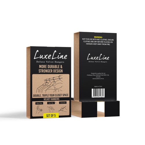Packaging design for our new Coat Hanger products | Product packaging ...