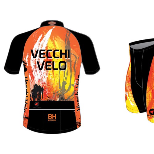 Design a cycling kit for Vecchi Velo, riders that love the BIG climbs ...