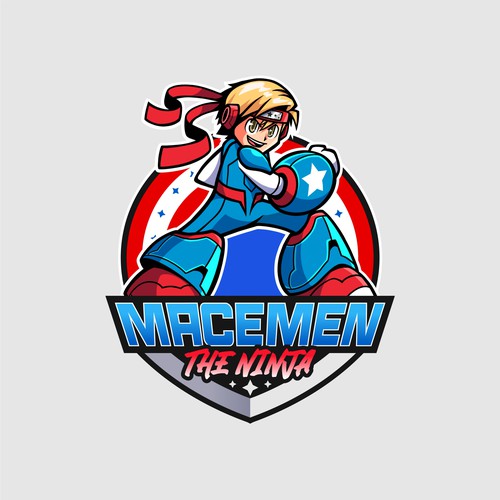 Designs | Kick butt logo for Maceman the Ninja Warrior | Logo design ...