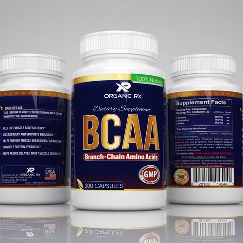 Create a Sports Supplement Product Label | Product label contest