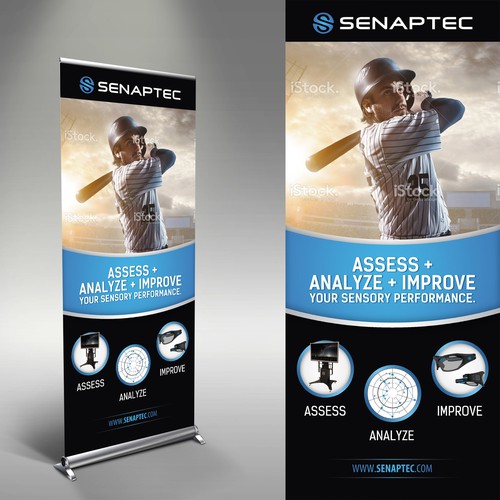 Create an edgy banner for a high-performance vision company for use at ...