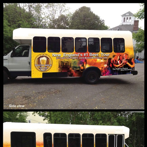 Brewery Tour Shuttle Bus Vehicle Graphics - Have your vehicle graphics ...