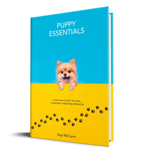 Designs | Cute puppy behaving badly for book cover | Book cover contest