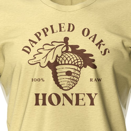 Designs | honey label (logo) for Dappled Oaks Farm | Logo design contest